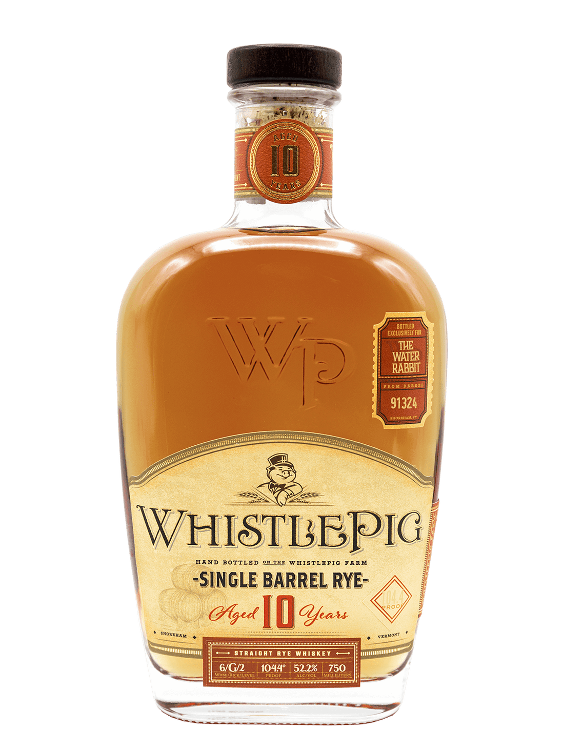10 Year Single Barrel - The Water Rabbit – WhistlePig Tasting Room